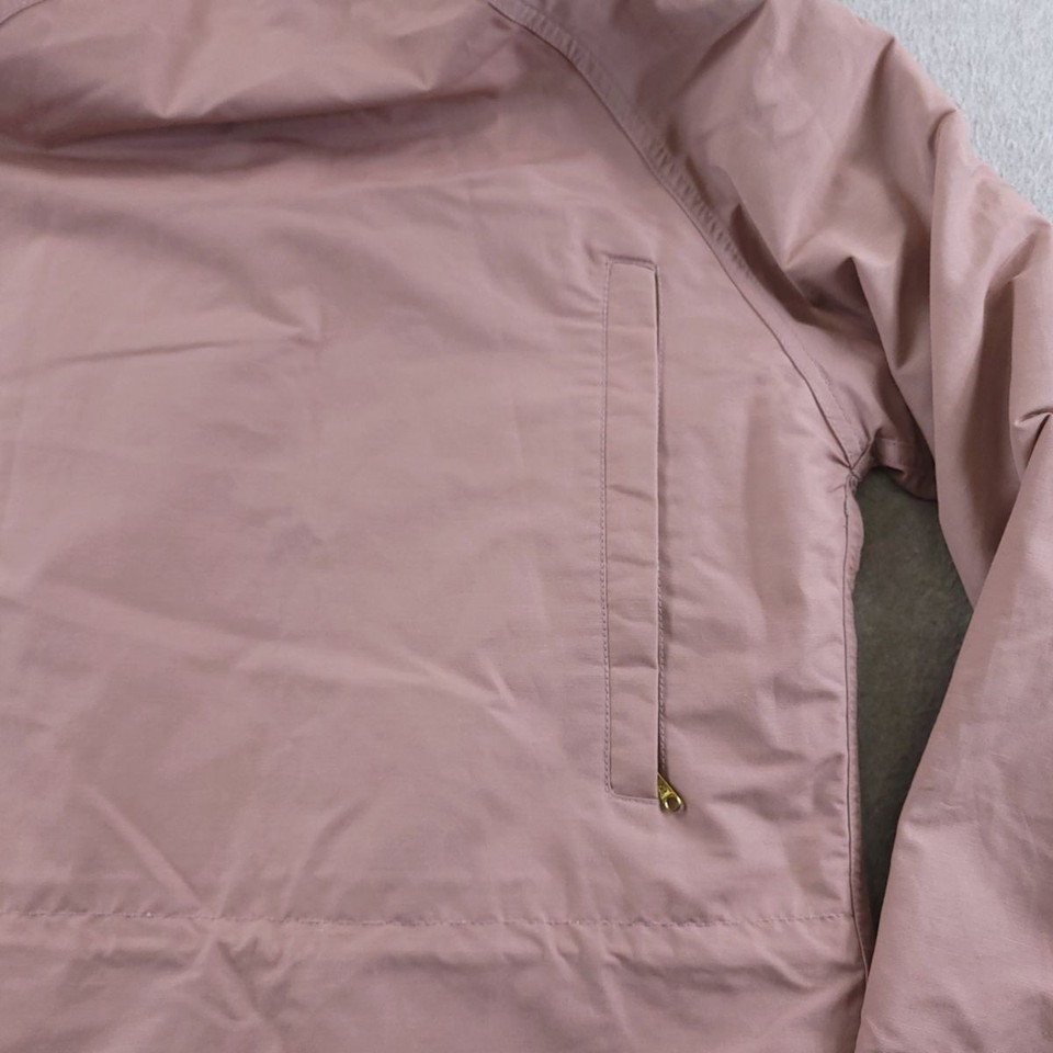 Woolrich Jacket Womens Small Pink Hooded Plaid Lined Vintage Made USA ...
