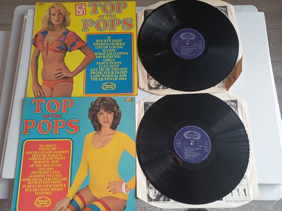Top of the Pops vinyl record album bundle 8 excellent condition 99p no ...
