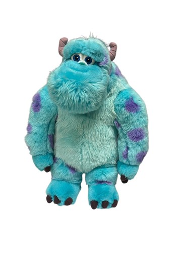 Disney Store Monsters Inc Sully Plush Sullivan Pixar 16” Blue Stuffed ...