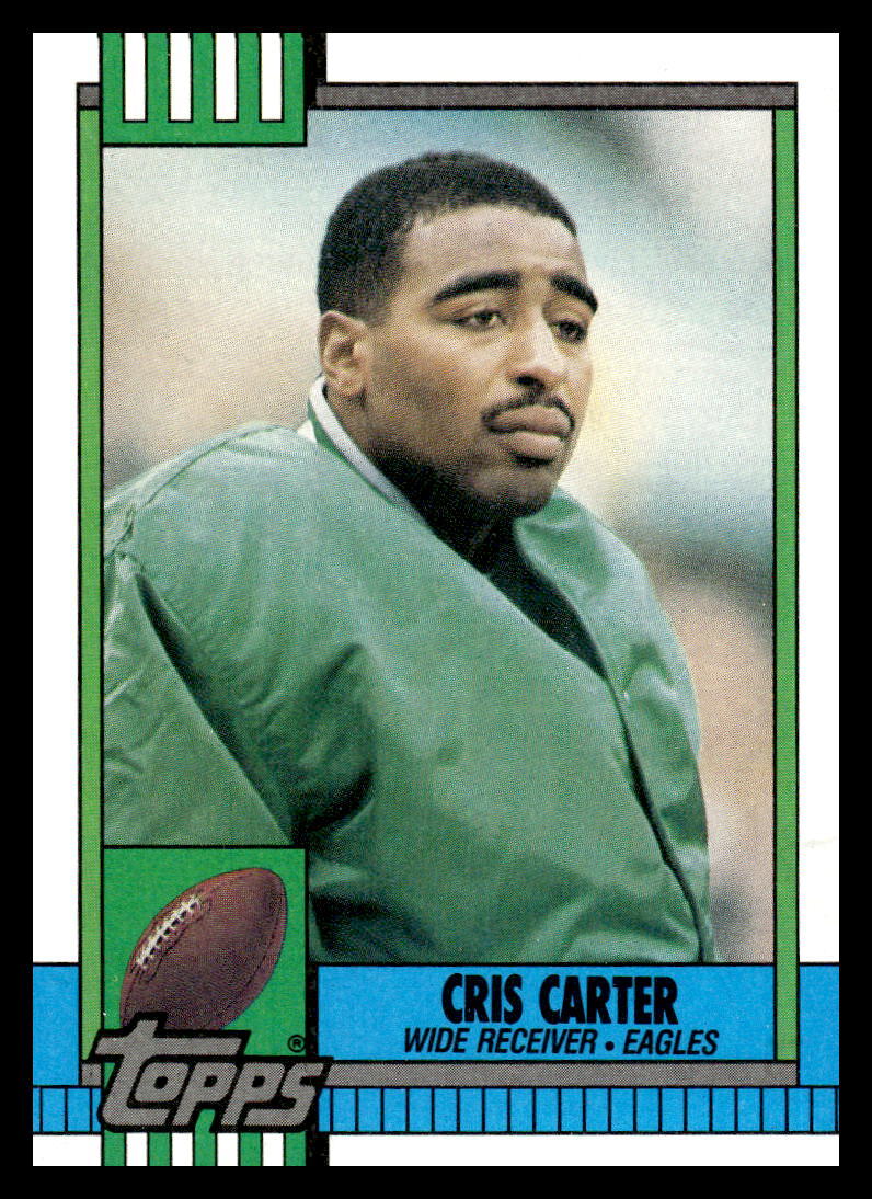 1990 Topps Cris Carter #92 Philadelphia Eagles Football Card | eBay