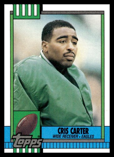 1990 Topps Cris Carter #92 Philadelphia Eagles Football Card | eBay