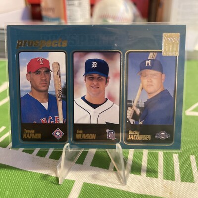 2000 Topps 50 Prospects Travis Hafner, Eric Munson & Bucky Jacobsen ...