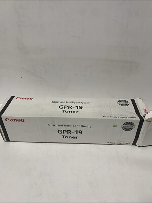 Canon GPR-19 Black Toner Cartridge (‎0387B003) 80702751189 | eBay