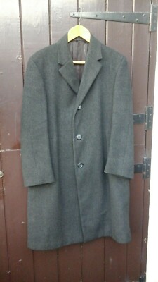 CROMBIE ABERDEEN SCOTLAND MENS WOOL COAT Fairdale of London Dark Gray ...