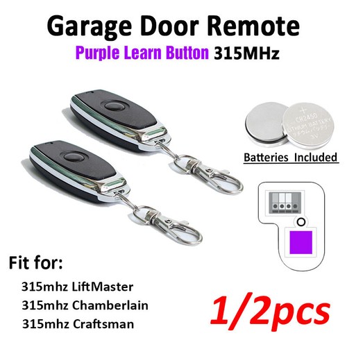 Universal Electric 315mhz Garage Door Cloning Remote Control Gate ...