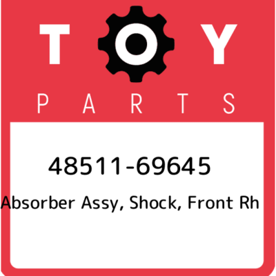 48511-69645 Toyota Absorber assy, shock, front rh 4851169645, New ...