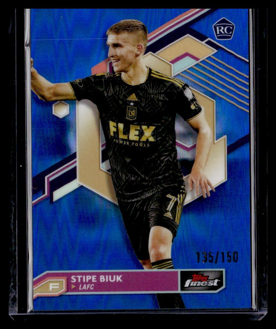 Stipe Biuk 2023 Topps Finest MLS Blue /150 Rookie LAFC #27 | eBay