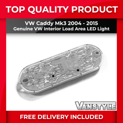 FITS VW CADDY MK3 04-15 GENUINE VW INTERIOR LED LOAD AREA LIGHT UNIT ...