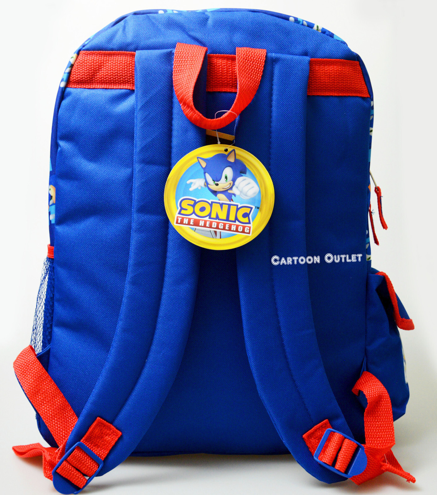 Sonic the Hedgehog kids School Backpack Book Bag Tails Shadow Knuckles ...