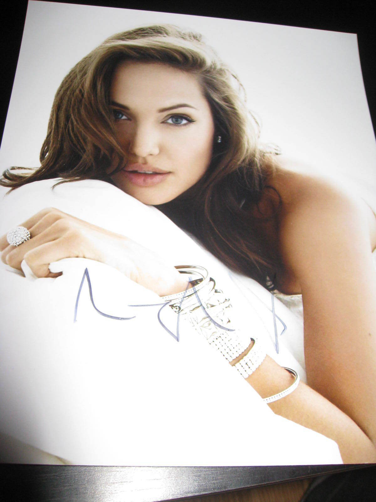 ANGELINA JOLIE SIGNED AUTOGRAPH 8x10 PHOTO SEXY BABE ELEGANT CHIC AUTO ...