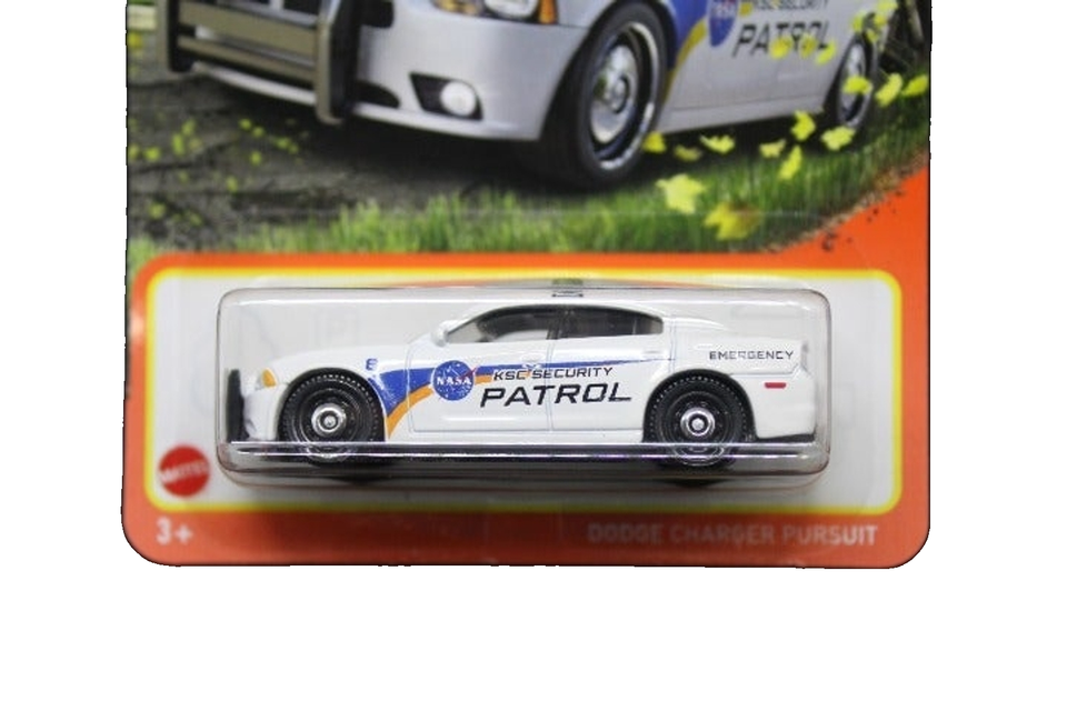 Matchbox Dodge Charger Pursuit NASA KSC Security Patrol Diecast Car Toy ...