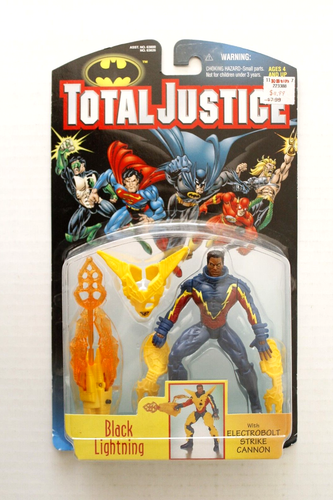 TOTAL JUSTICE BLACK LIGHTNING 1997 KENNER NEW MOC | eBay