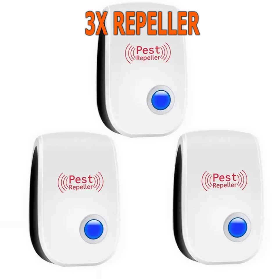 Ultrasonic Pest Insect Rodent Repeller Electronic Plug-In Mice Rat ...