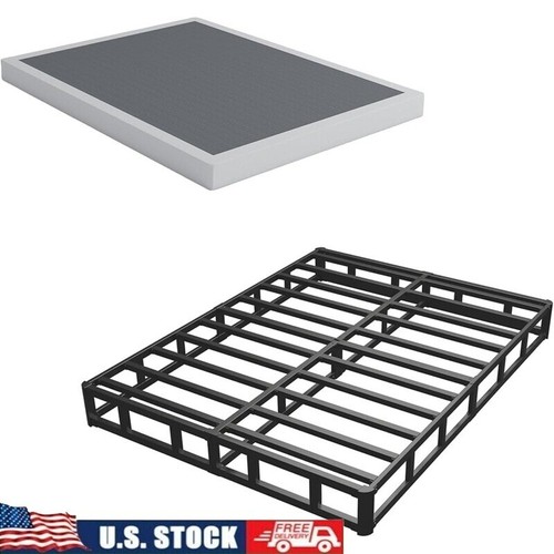 5 Inch Box Spring Full Bed Heavy Duty Mattress Foundation Metal Base ...