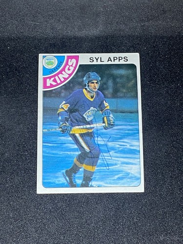 Syl Apps 1978-79 Topps #56 Los Angeles Kings Signed Auto Autographed ...