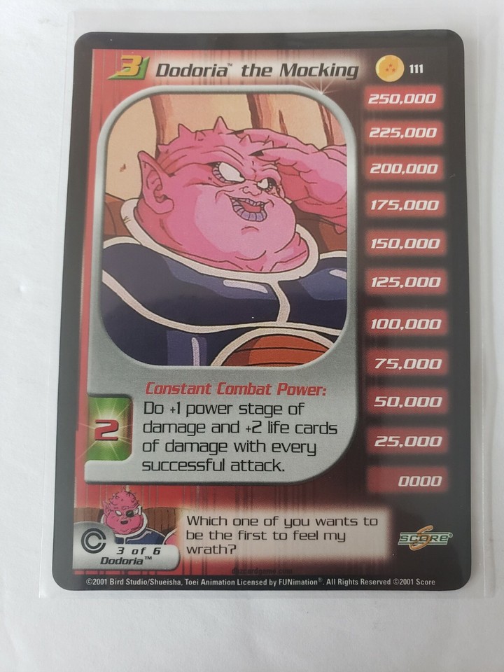 Dragon Ball Z CCG - Trunks Saga (2001) - You Pick (individual cards ...