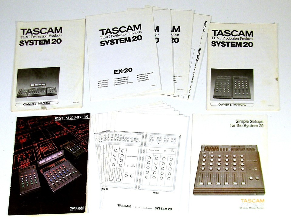 🔥【PRO REFURB】Tascam FULL MM-20 Stereo Mixer System w PX/EX/MU-20! XLR💥 ...