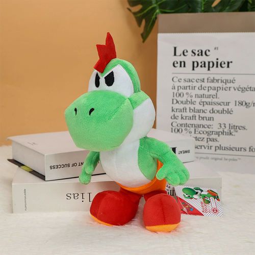 9" Super Mario Bros Paper Mario Plush Toys Soft Yoshi Kid Stuffed Doll ...