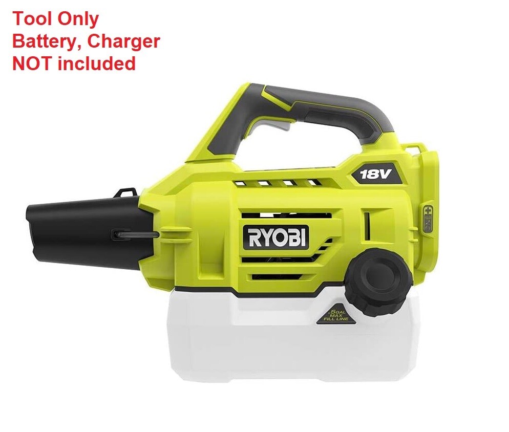 New Ryobi One+ 18 Volt Cordless Fogger Mister P2805 Sprayer - Tool Only ...