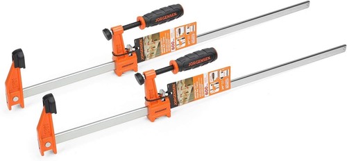 Jorgensen 2pack Medium Duty Steel Bar Clamp Set with 600 lbs Load limit ...