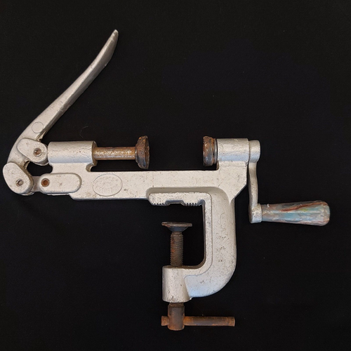 Old Vintage USSR Hand Reloading Bullet Ammo Shell Table Tool Press ...