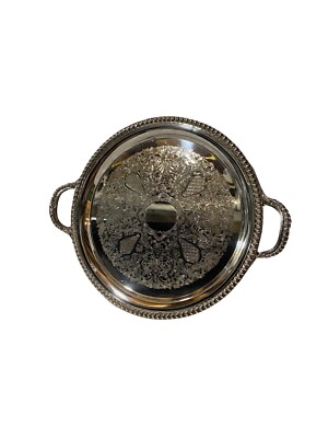 Kent Silversmiths Vintage Silver Platter | eBay
