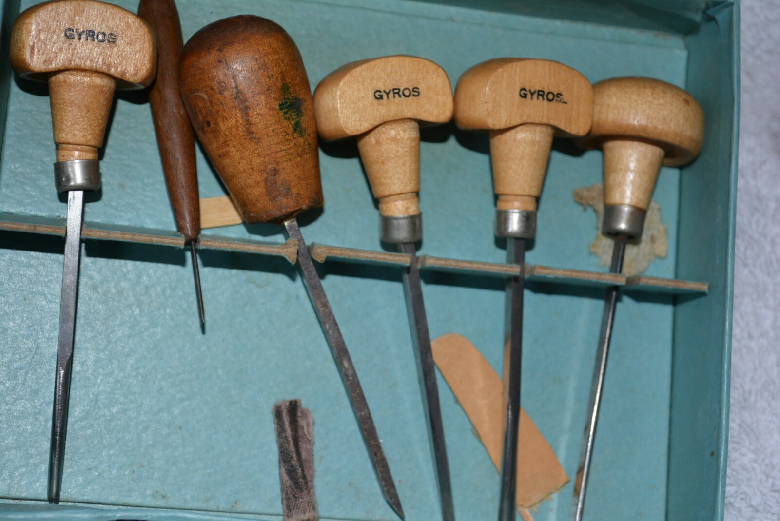 gyros 6 tool Carving Tool Kit Set wood vintage | eBay