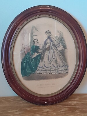 Vtg La Mode Illustree Beureaux du Journal 56 Rue Jacob Paris Leroy Imp ...