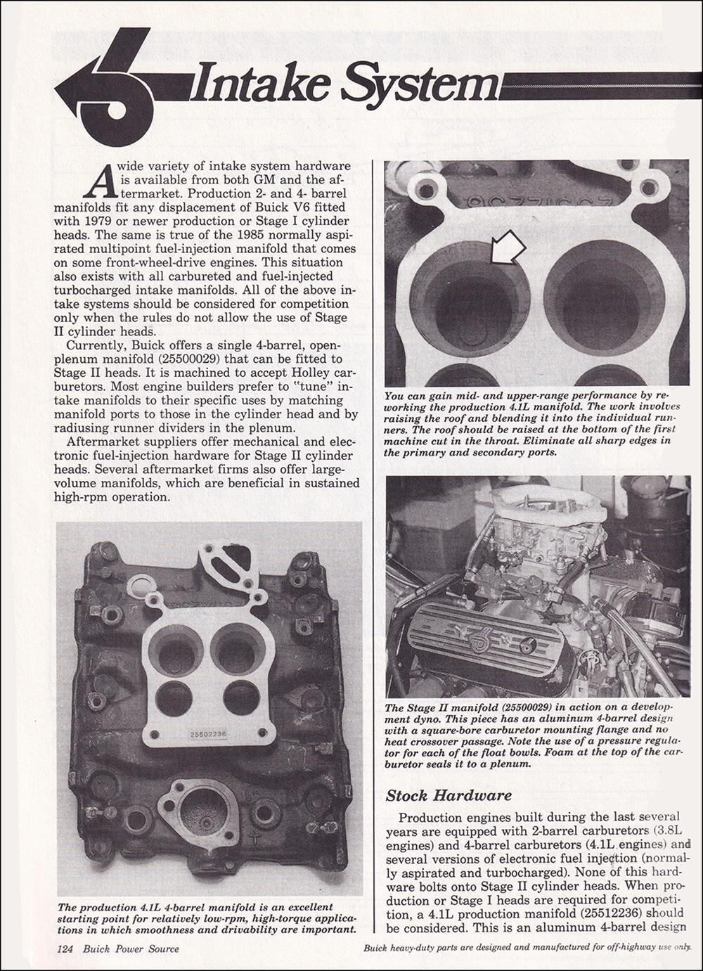 MINT ORIGINAL Buick Performance V6 Parts and Racing Book 1983 1984 1985 ...