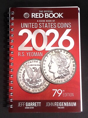 2026 Whitman Red Book U.S. Coins 79th Edition Spiral Price Guide ...