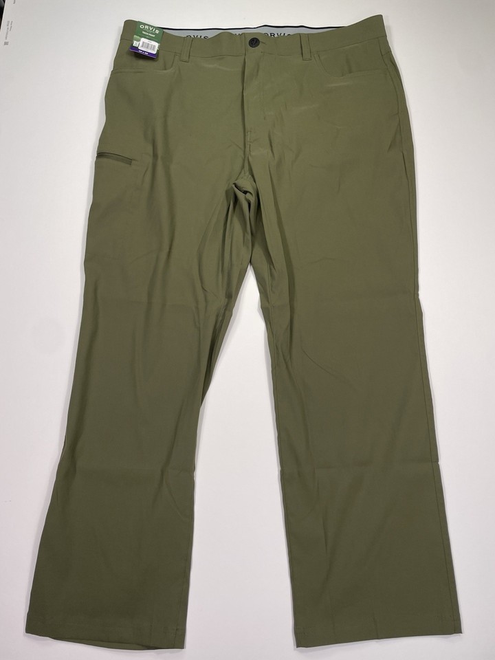 NWT Orvis Tech Pants Men’s 40x30 Stretch Pants Straight Leg Performance ...