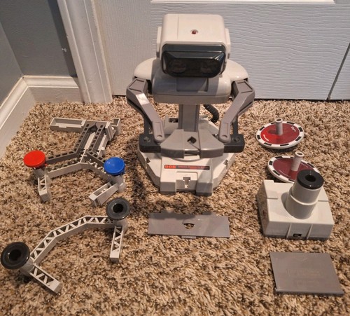 Nintendo NES ROB the Robot Complete ALL ORIGINAL EX SHAPE TESTED ...