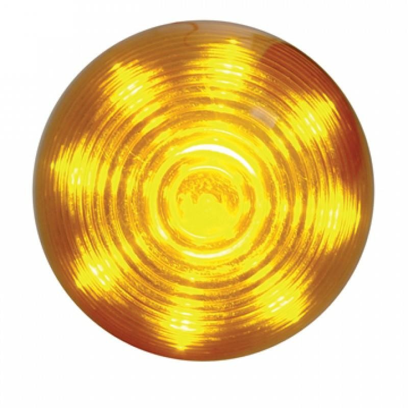 Universal 9 Amber LED 2" Beehive Clearance/Marker Light - Amber Lens | eBay