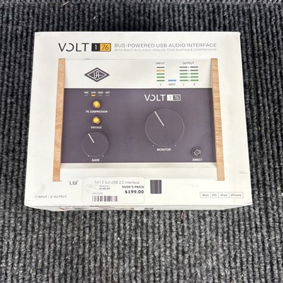 Universal Audio Volt 176 Bus Powered USB Audio Interface - EXCELLENT ...