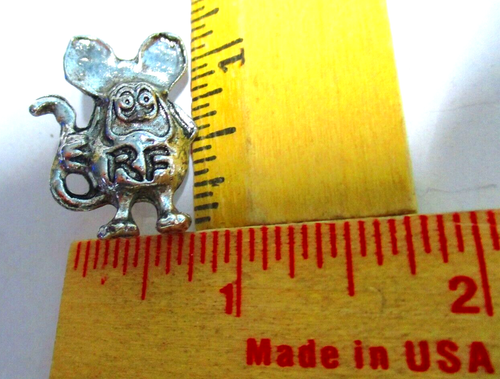Rat Fink pin vintage collectible old Roth garage pinback hotrod ...