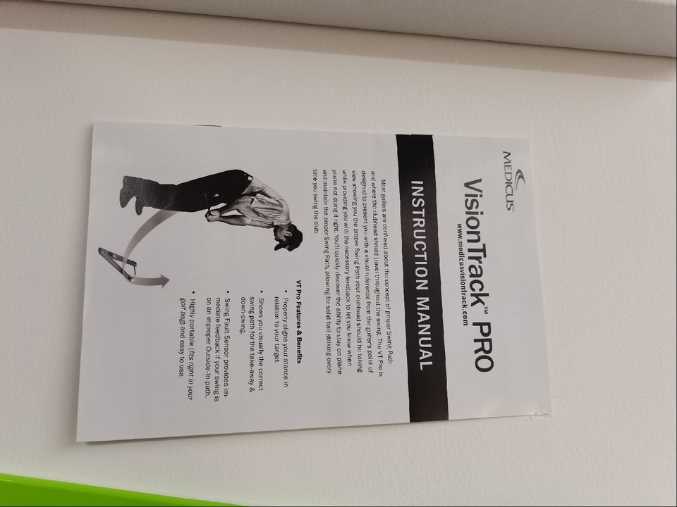 Medicus Golf Swing Training Aid Alignment VisionTrack | eBay