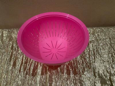 New Big Tupperware Impressions Colander/Strainer 4.3L beautiful Pink ...