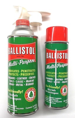 Ballistol Multi Purpose Lubricant Gun Cleaner-16oz can & 6oz aerosol ...