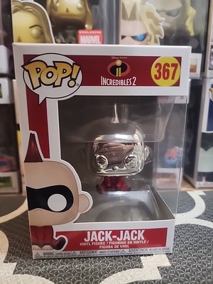Funko Pop! Vinyl: Pixar - Jack-Jack - (Chrome) - Hot Topic (Exclusive ...