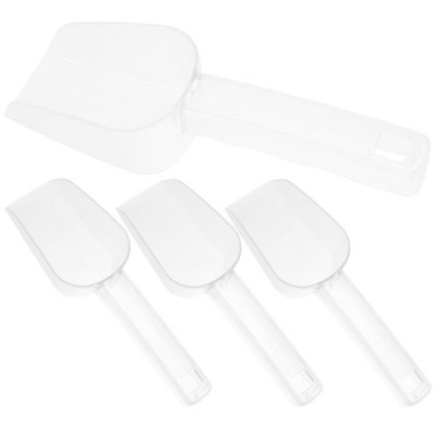 4 Pcs Plastic Scoop Measuring Cups For Kitchen Ice Flour Candy Grain ...
