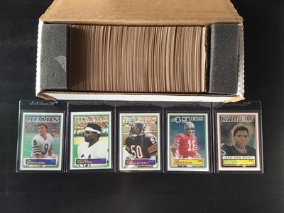 1983 Topps NFL Football Complete Set 1-396 Payton Singletary Allen ...