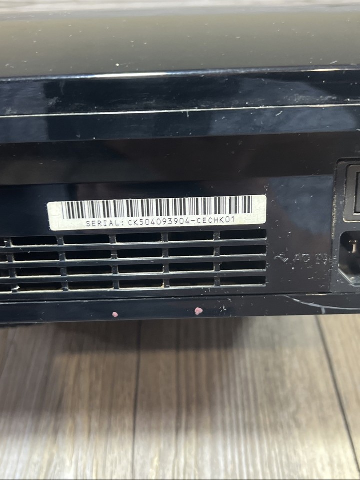 Sony PlayStation 3 PS3 Console Parts Or Repair CECHG01 Yellow YLOD FAT ...