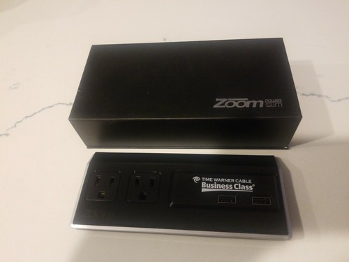 Zoom Power Slim USB Charger 2 AC Outlets time Warner cable business ...