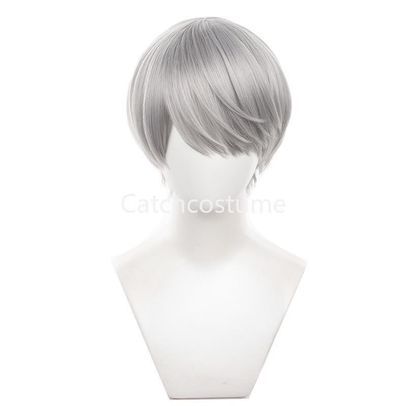 Anime Persona 4 P4 Protagonist Narukami Yu Cosplay Costume Wig ...