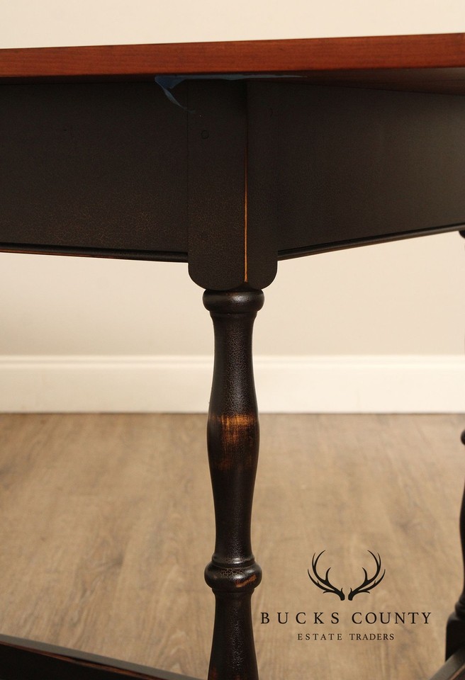 D.R. Dimes Farmhouse Style Cherry Top Dining Table | eBay