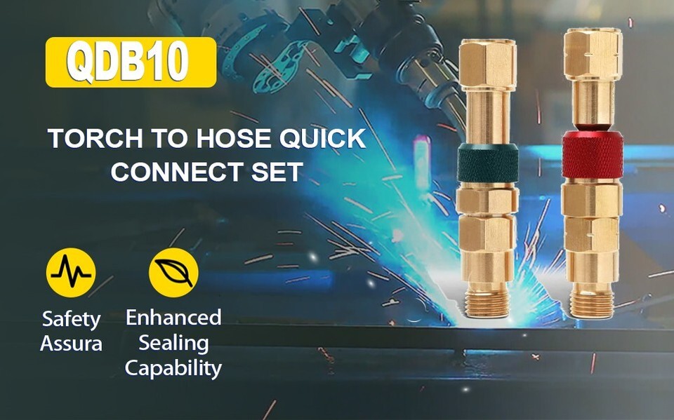 QDB10 Torch to Hose Quick Connect Set Quick Connect/Disconnect Device ...