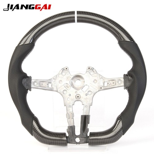 Fit BMW F2X F3X F4X F8X M2 M3 M4 Real Carbon Fiber Flat Sport Steering ...