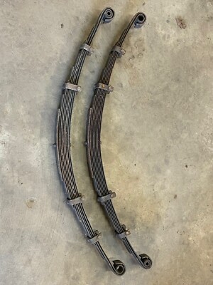 Original RARE New Old Stock Willys M170 Front Leaf Spring Set (TD-7) | eBay