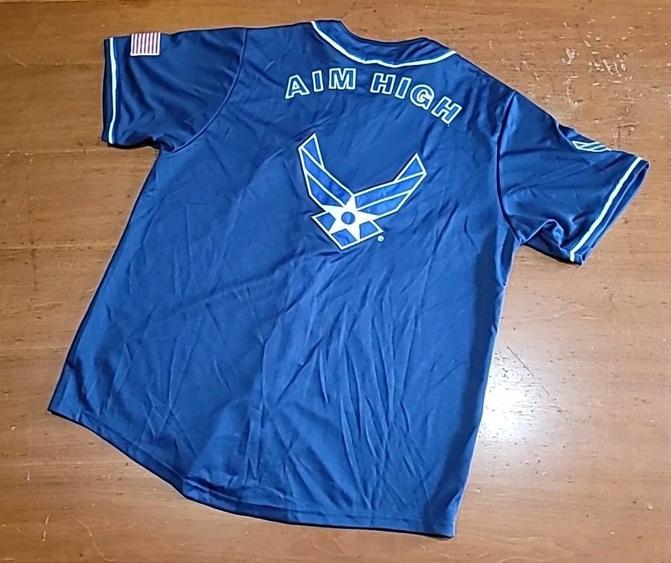 Air Force Baseball Jersey 2XL #89 | eBay