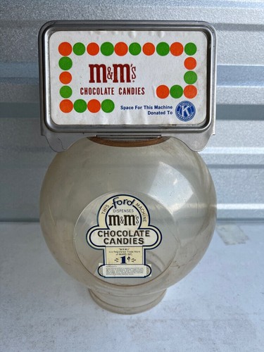 Ford Gum Machine Globe & Topper M&M's Logo | eBay